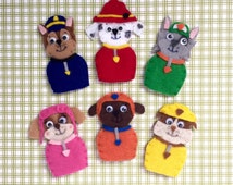 Unique paw patrol puppets related items | Etsy