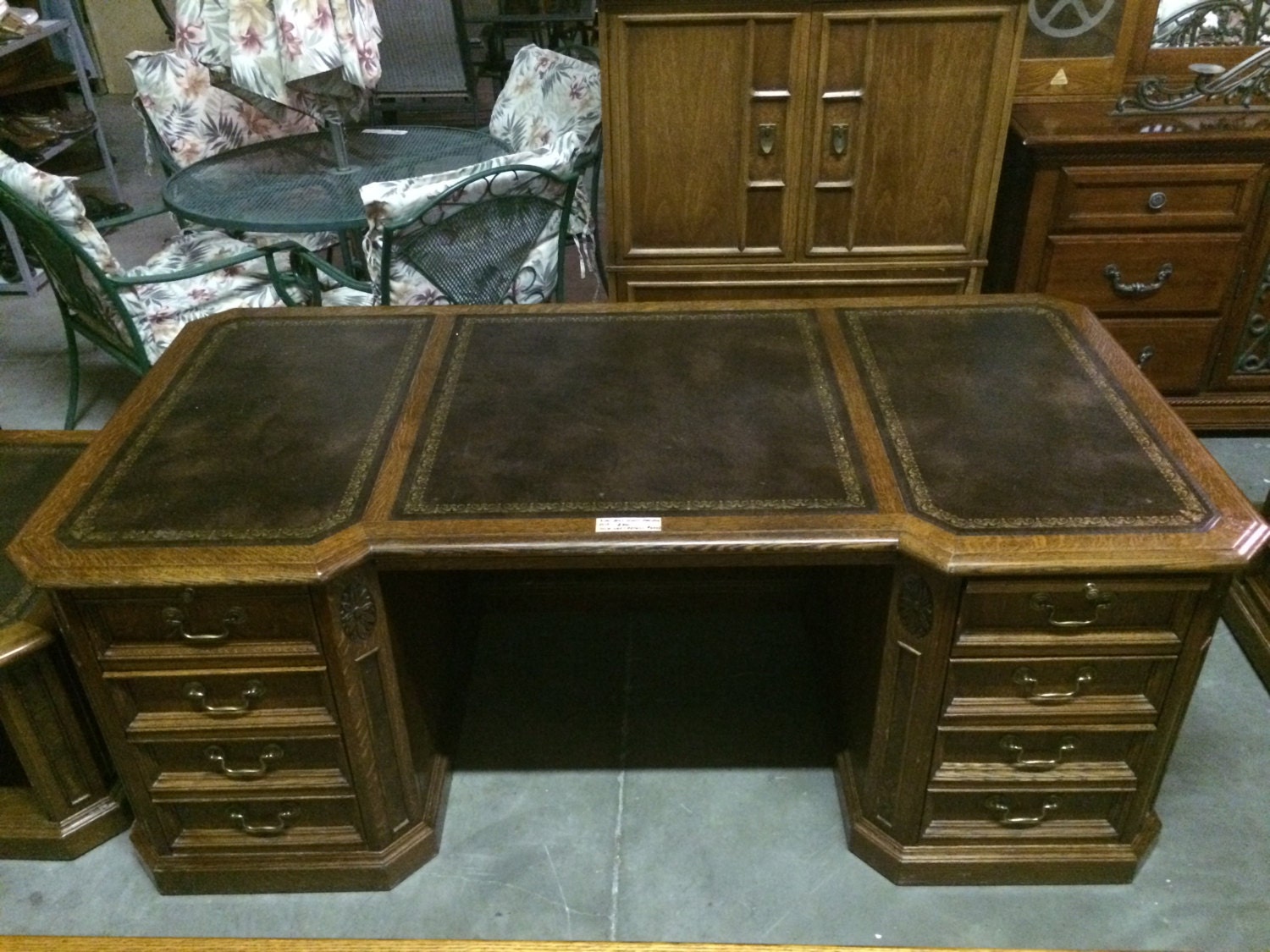 Alex Stuart Design Solid Oak Senator’s Desk – Haute Juice