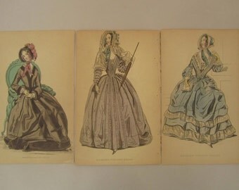 Victorian etching | Etsy