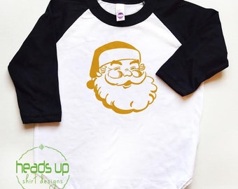 Santa claus tshirt | Etsy