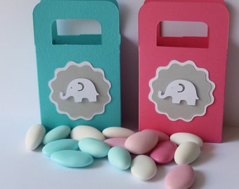 Elephant favor box | Etsy