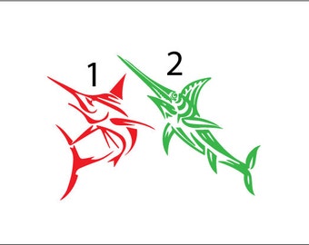 Swordfish decal | Etsy