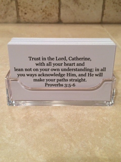 Personalized Scripture Cards