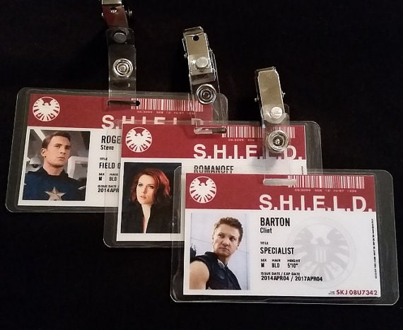 Avengers ID Badges