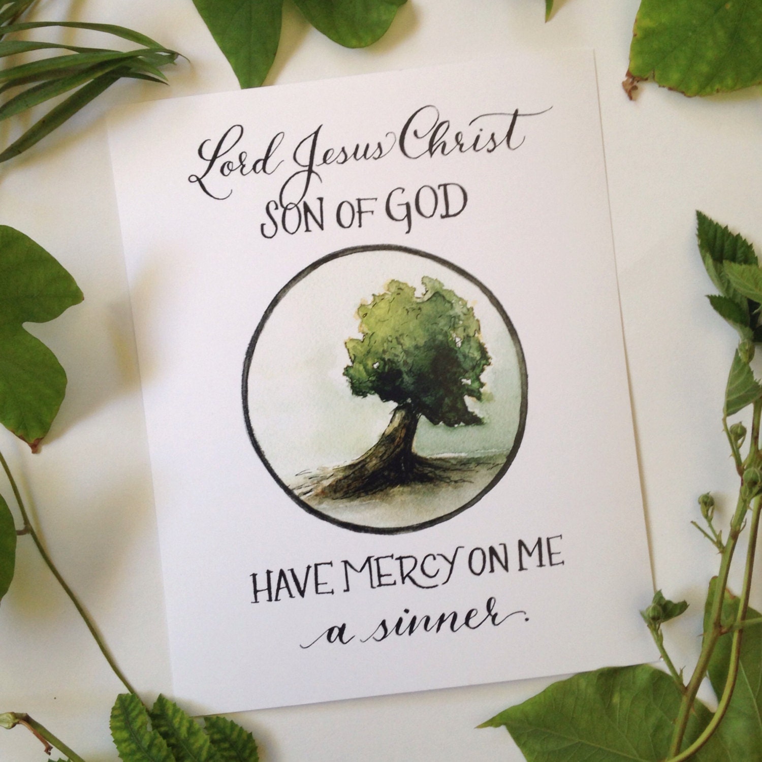 Lord Jesus Christ Son of God have mercy on me a sinner The