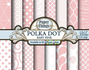 Digital Gray Paper: Gray Scrapbook Paper Gray Polka Dots