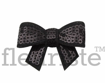 Sequin Bow Large Glitter Bow Shiny Bows by FleuristeSupplies