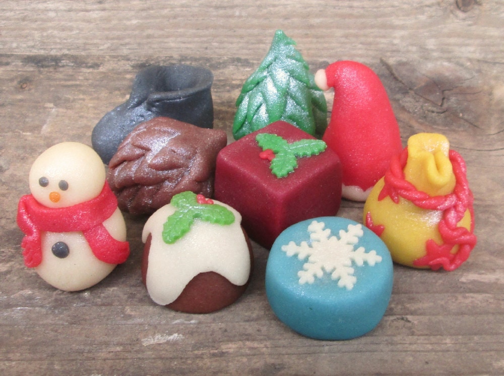 Christmas Marzipan 9 Christmas marzipan sweets Christmas
