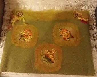 Unique felt portfolio related items | Etsy