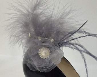 Feather shoe clips | Etsy