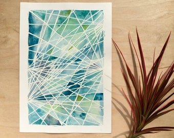 Abstract string art | Etsy