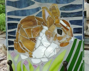 Stained glass bunny | Etsy
