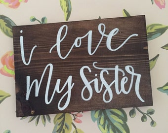 Unique little sister sign related items | Etsy