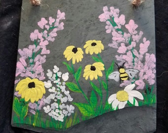 Hand painted slate | Etsy