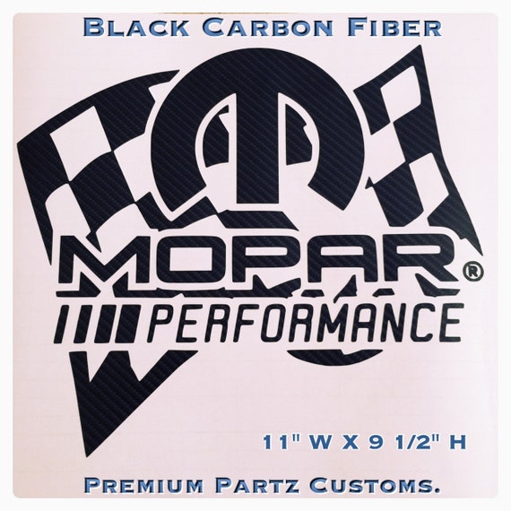 Dodge Mopar Performance Decal Custom by CustomPlateDesigns on Etsy