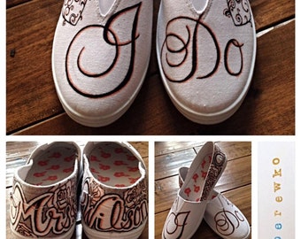Wedding sneakers | Etsy