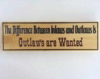 Outlaw sign | Etsy