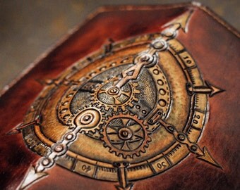 Steampunk wallet | Etsy