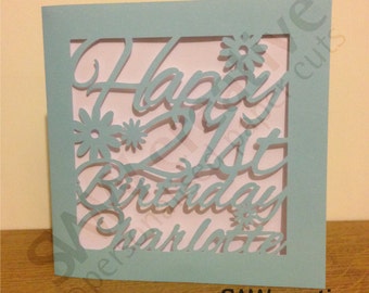 21st birthday card | Etsy