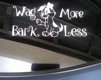Wag more bark less | Etsy