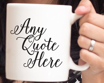 Quote mug | Etsy