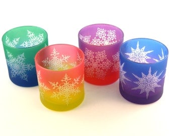 Snowflake tumbler | Etsy
