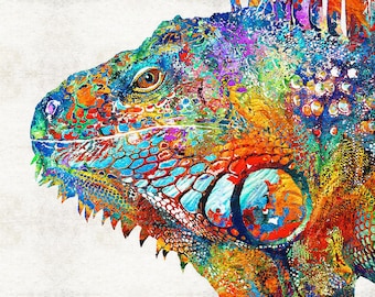 Zebra Art PRINT from Painting Zebras Zoo by BuyArtSharonCummings