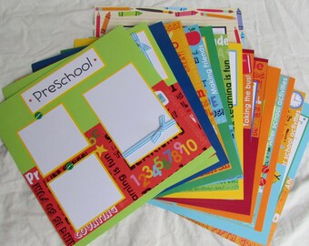 20 BABY BOY Premade Scrapbook Pages for 12x12 by JourneysOfJoy