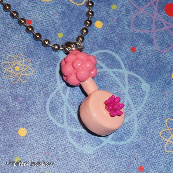Rick and Morty Plumbus Charm Necklace