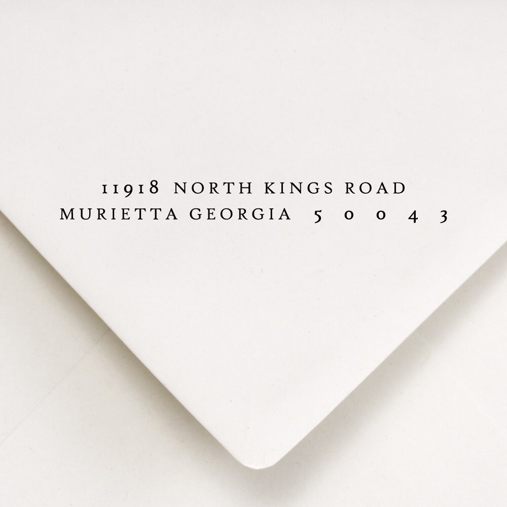 Return Address Stamp Wood Handle or Self Inking Address