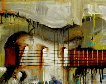 Original Custom Painting Modern Abstract Art by SLAZO by SlazoArt