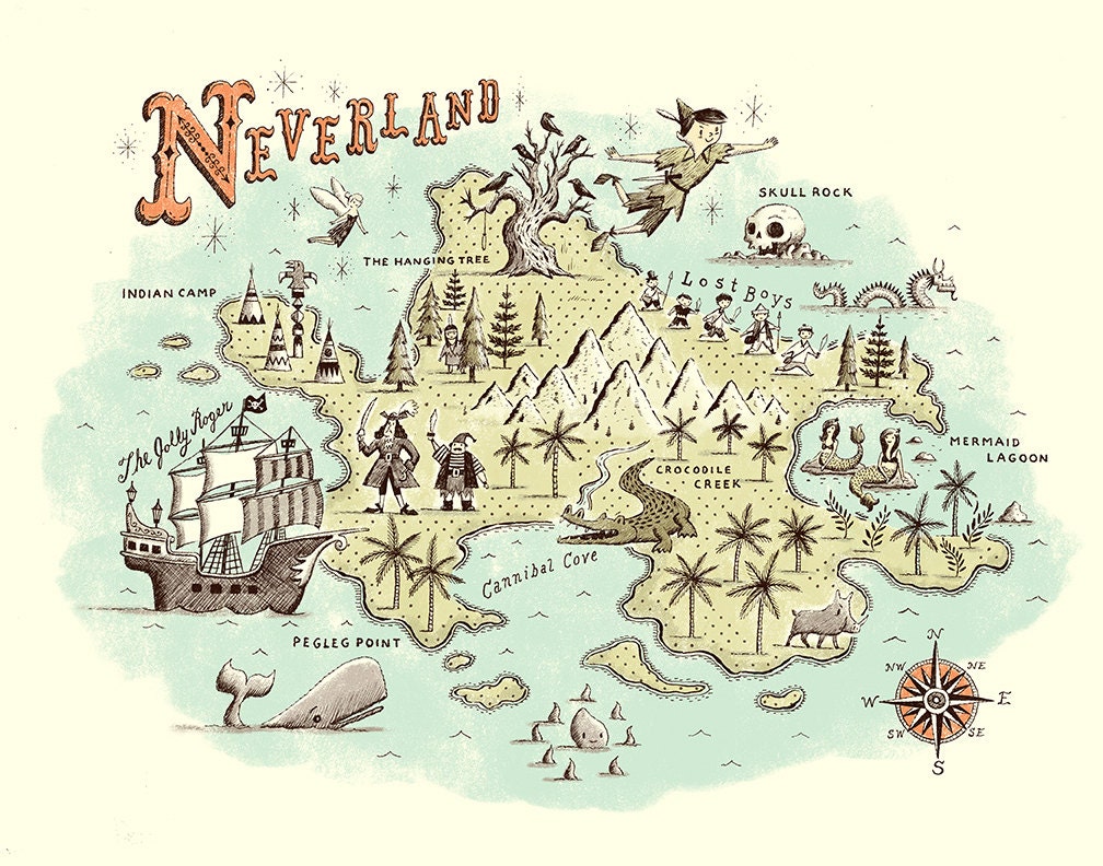 Neverland Map