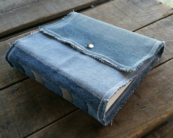Unique denim journal related items | Etsy