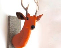 Unique deer head trophy related items | Etsy