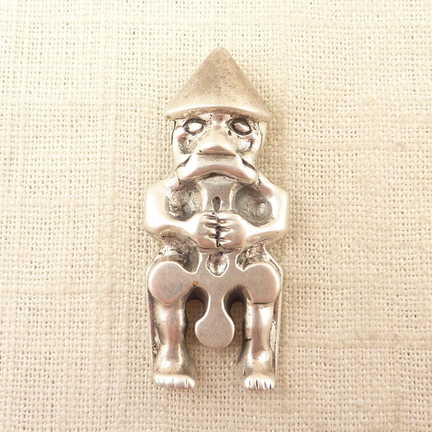 Vintage Handmade Maker's Mark .830 Silver Icelandic Large