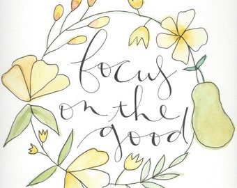 Focus on the good | Etsy