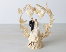 Popular items for vintage cake topper on Etsy