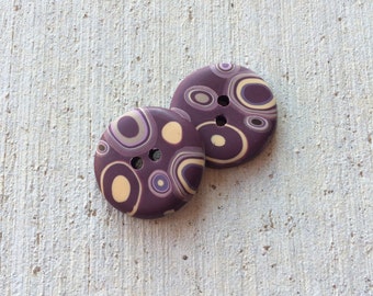 Polymer clay buttons | Etsy