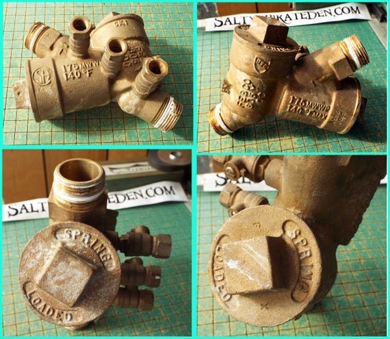 Large Brass Valve Industrial art doorstop by SaltysPirateDen