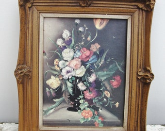 Vintage framed art | Etsy