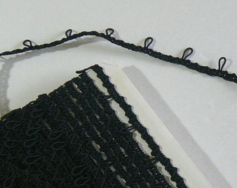 Elastic Button Loop 1 spacing white or ivory