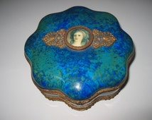 Rare Sevres Porcelain Scallop Box 7” Lady Portrait Paul Milet Hand ...