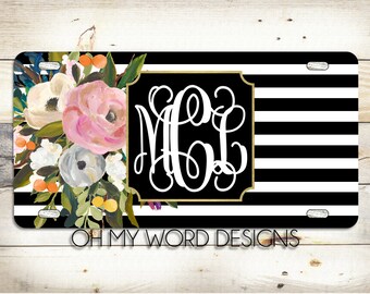 Personalized Car Tag-Personalized License by OhMyWordDesigns