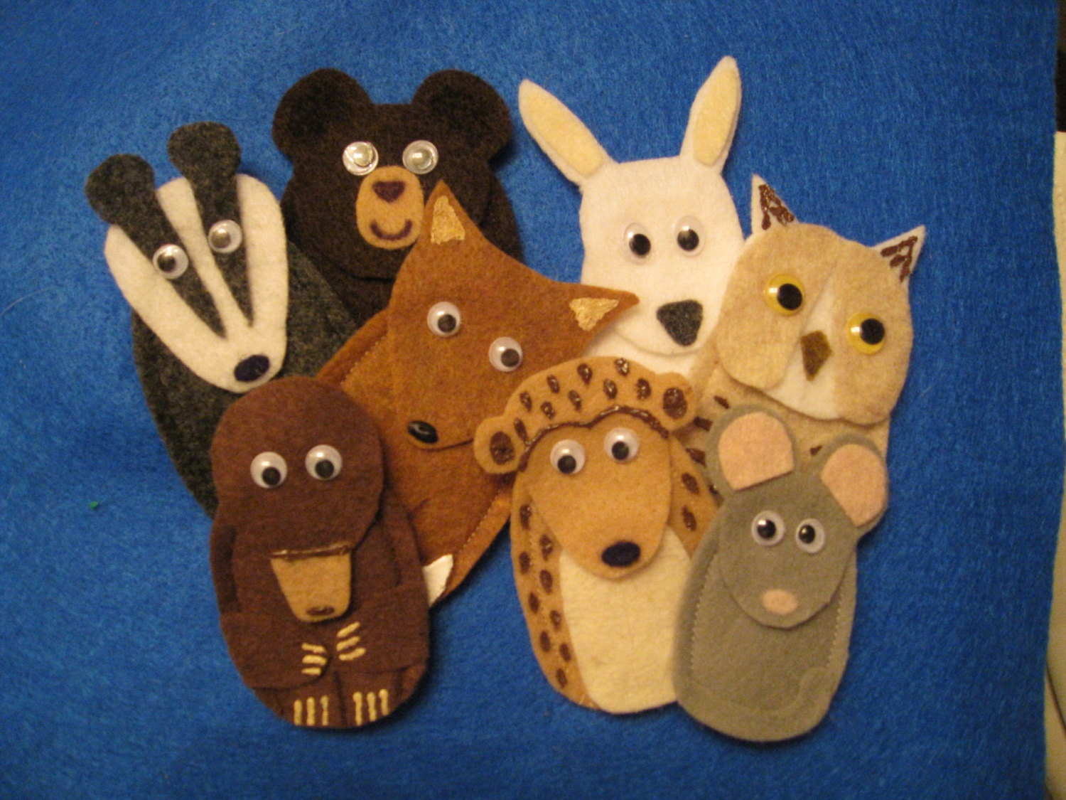 The Mitten Ukrainian Folktale Felt Finger Puppets