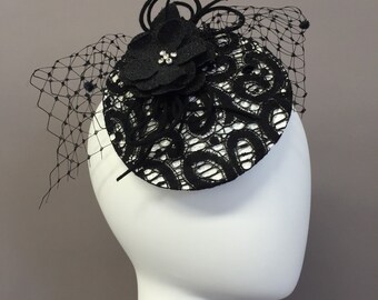 Unique lace wedding hat related items | Etsy