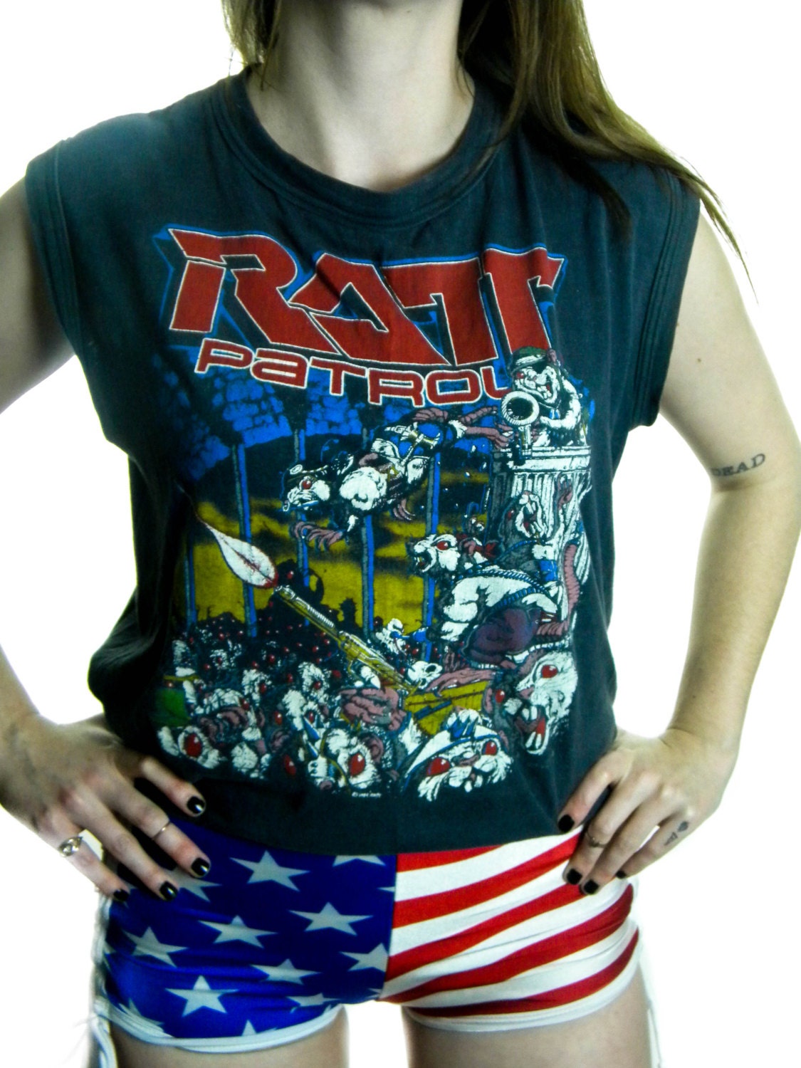 Vintage Ratt shirt 80s Ratt Patrol Metal Rock N Roll Heavy