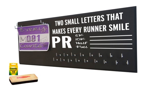 Running Medal display running medal hanger by runningonthewall