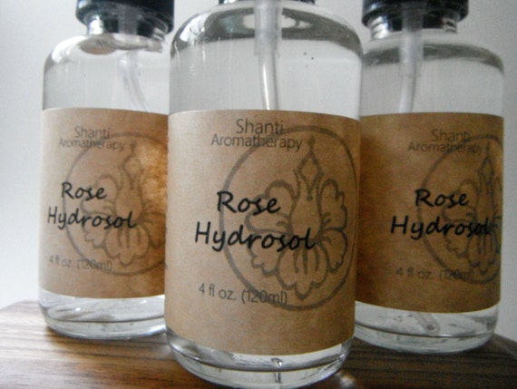 Rose Hydrosol / Rosewater Rose Distillate / by ShantiAromatherapy