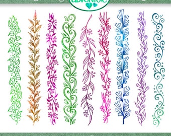 Whimsical border | Etsy