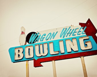 Bowling alley sign | Etsy